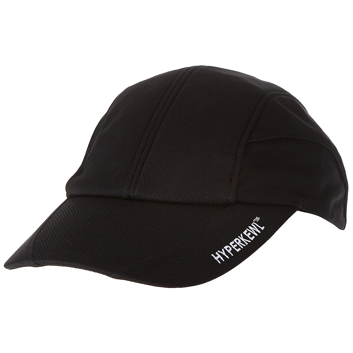HyperKewl 6593-BK Evaporative Cooling Sport Cap with Hook and Loop Closure, Black