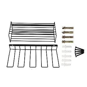 Floating Tool Shelf Holder Wall Mounting Alloy Steel Storage Rack Space Saving 50kg 110lb Load Capacity for Handheld Power Tools