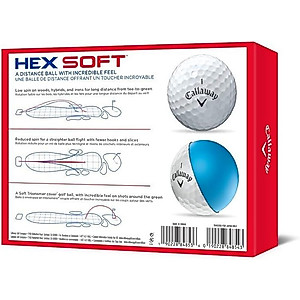 Callaway Hex Soft Golf Balls (One Dozen) White