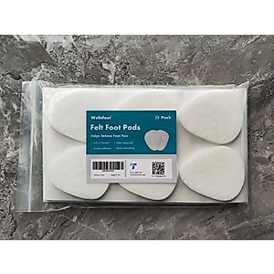 Metatarsal Felt Foot Pads (1/4" Thick- 18 Pieces) Metatarsal Pads for Pain Relief Forefoot, Ball of Foot Cushions for Women & Men Plantar Fasciitis Neuroma