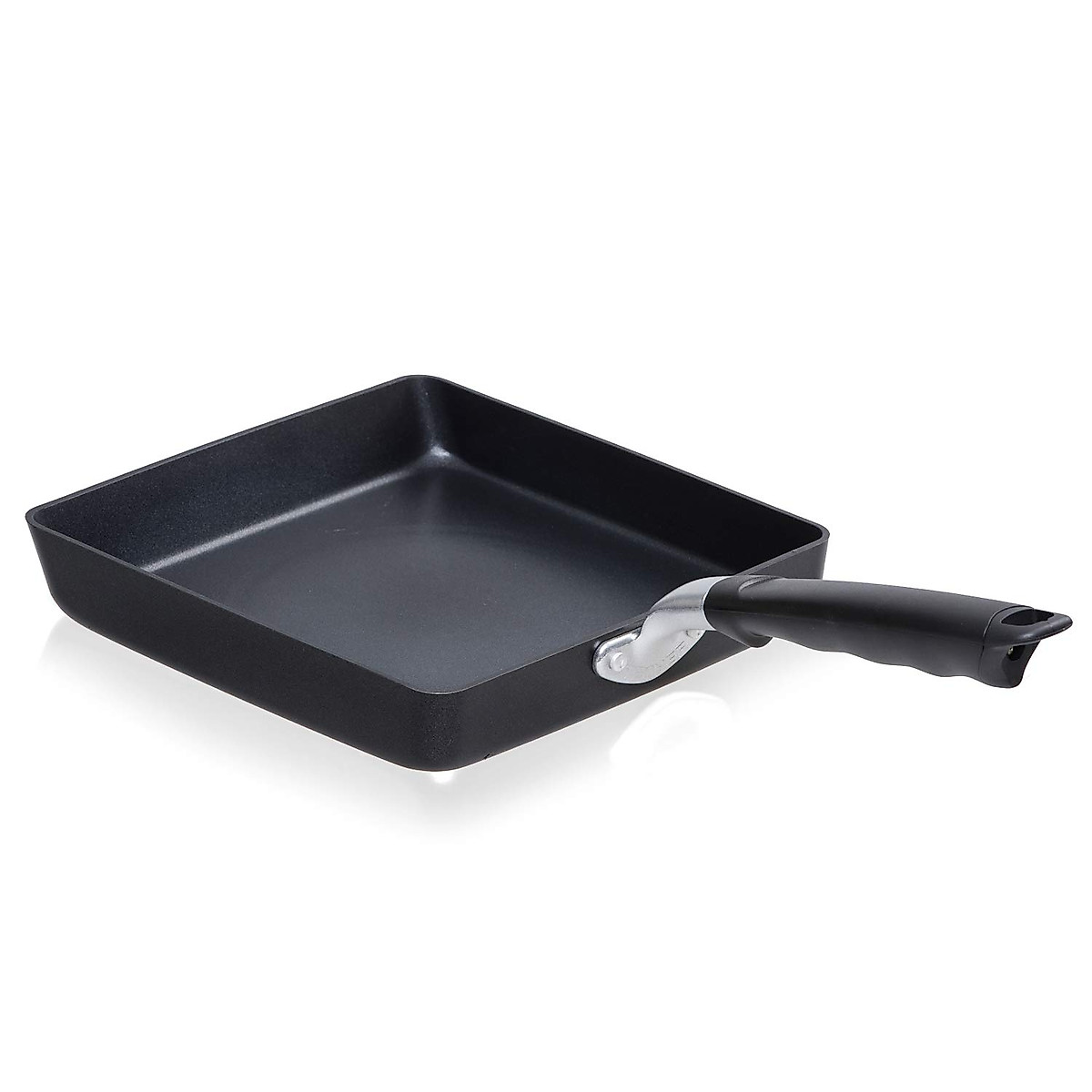 TECHEF - Tamagoyaki Japanese Omelette Pan/Egg Pan Skillet, PFOA-Free, Dishwasher Safe, Induction-Ready, Made in Korea (Black/Large)
