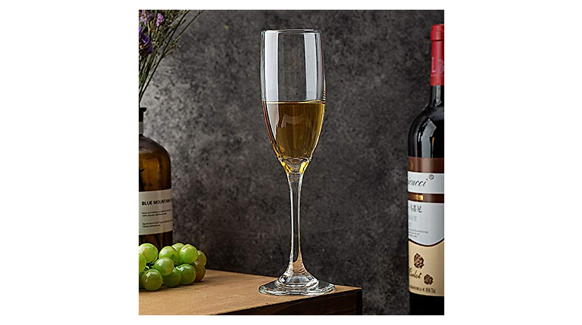 Elegant 12-Piece Champagne Flutes Set for Celebrations