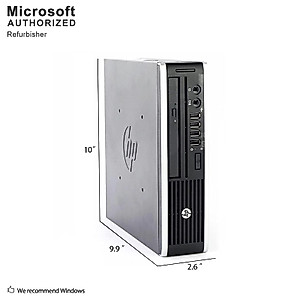 Hp Elite 8000 Ultra Small Desktop Computer - 250GB HD - Core 2 Duo 3.0GHz- 4GB RAM- Windows 10 Pro - (Renewedd)