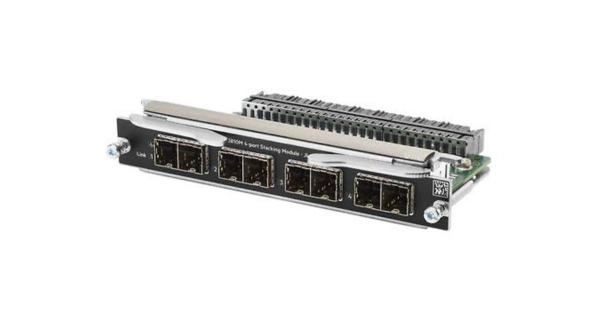 HP JL084A Aruba 3810M 4-Port Stacking Module (Renewed)
