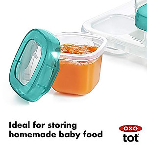 OXO Tot 12-Piece Baby Blocks Set, Teal