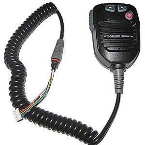 Standard Horizon Replacement Vhf Mic F/Gx200b, Gx2100b & Gx2150b - Black