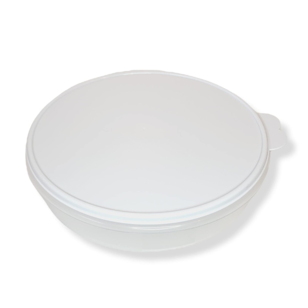 Tupperware 12" Round Pie Keeper Container Cloud White Seal