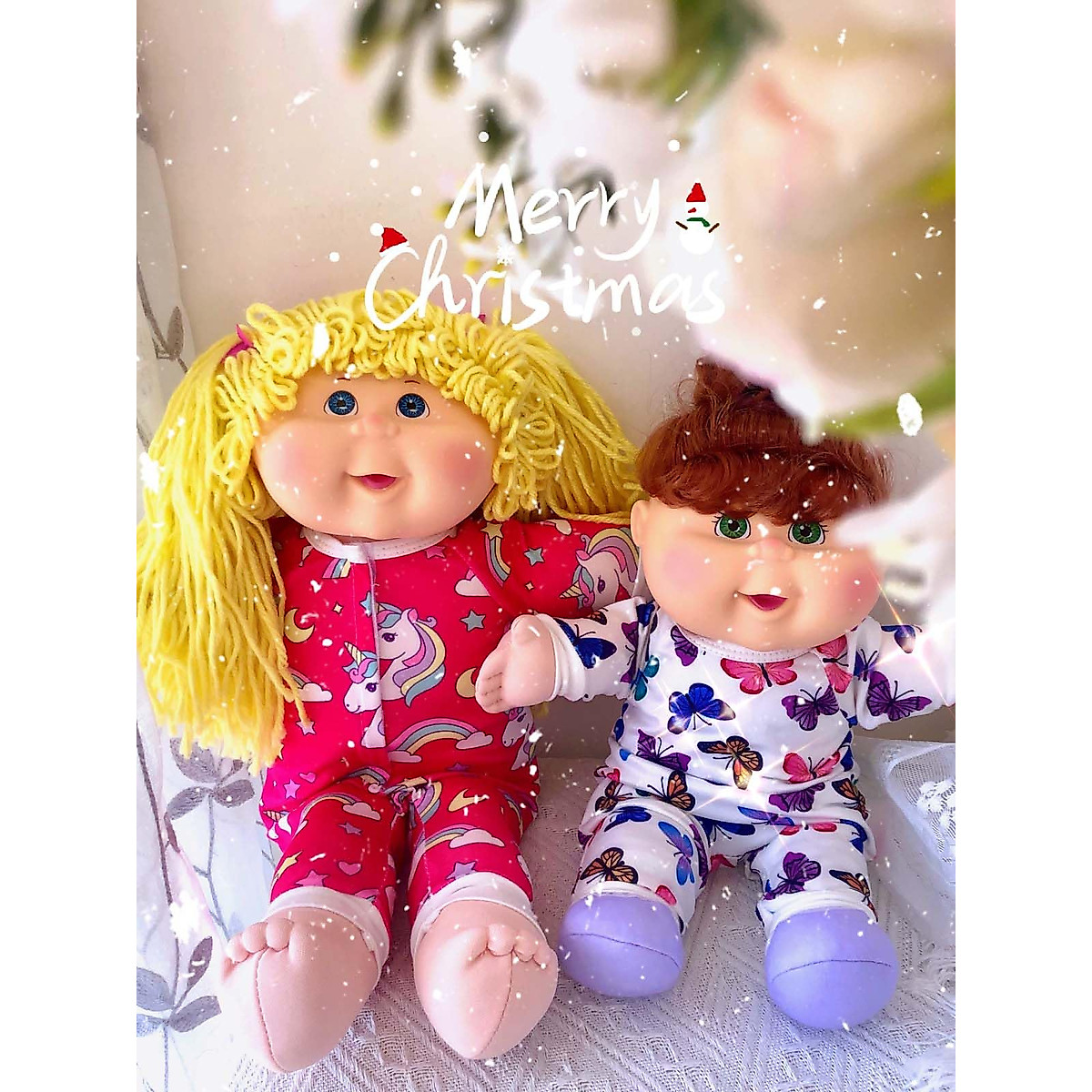 Sweet Dolly Baby Doll Accessories 5 Set Baby Doll Clothes and Headbands for 14-18 Inch Dolls, 10 PCs in Total