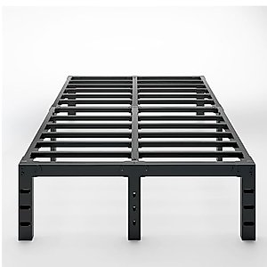 Vengarus Metal Bed Frame California King, Heavy Duty Bed Frames No Box Spring Needed for Mattress Foundation, Noise Free, Easy Assembly