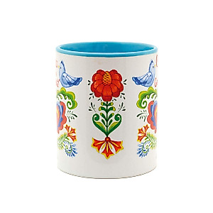 E.H.G | Essence of Europe Gifts - 12 oz. Ceramic Coffee Mug, Oma is the Greatest Design - Multicolor Ceramic Mug, German or Dutch Grandma - Premium Quality Coffee Mug - Multicolor