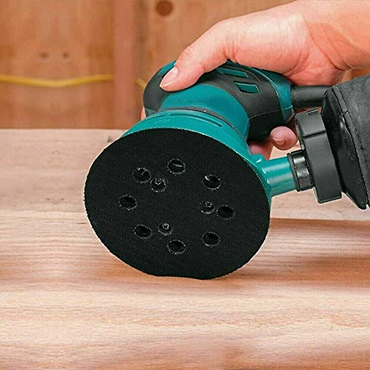 5 Inch 8 Hole Sander Hook and Loop Replacement Sanding pad Compatible with Porter Cable DeWalt Makita - Fits DW421/K, DW423/K & BO5010, BO5030K, BO5031K, BO5041K & 343/343k, 390/390K, 382 Orbit Sander