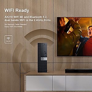 Dell OptiPlex 7060 Windows 11 Desktop Computer,Intel 8th Gen i7-8700 Hexa Core,16GB DDR4 Ram New 1TB NVMe M.2 SSD,AX210 Built-in WiFi 6E & Bluetooth 5.2,New Wireless Keyboard & Mouse (Renewed)