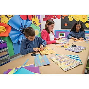 Tru-Ray® Construction Paper, 50% Recycled, 9" x 12" Brilliant Lime, Pack of 50