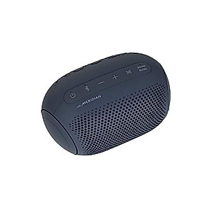 LG XBOOM Go Speaker PL2 Jellybean Portable Wireless Bluetooth, Big Bass, Sound by Meridian, Water-Resistant, Sound Boost EQ, 10 Hour Battery Life - Black