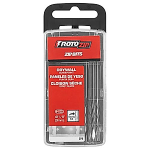 RotoZip GP8 1/8-Inch Drywall Guidepoint Cutting Bits (8-Pack), Cutting Drywall, For use with Roto Zip Spiral Saw