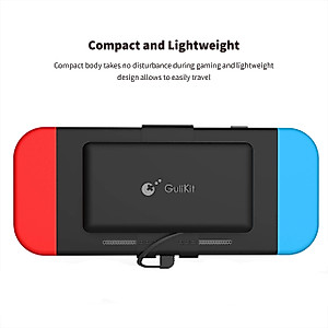 Emperor of Gadgets Portable Power Bank Compatible for Nintendo Switch, 10000mAh 5V/3A Flash Rechargeable Extended Battery Backup Charger Case for Smartphone and Switch