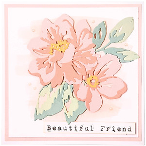 Sizzix Thinlits Die Set Layered Water Flower, Multicolor