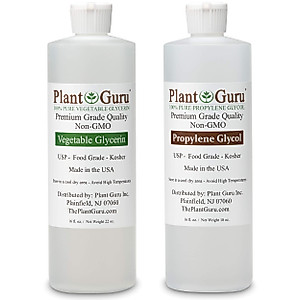 Vegetable Glycerin/Glycerine & Propylene Glycol 16 oz Value Pack Food Grade USP Kosher 100% Pure