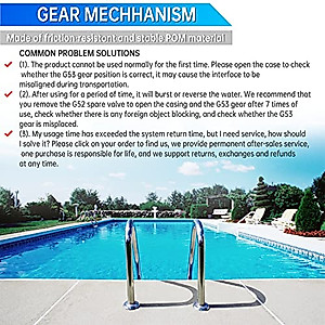 LONGADS G52 Backup Valve Compatible with Polaris Pool Cleaner Parts, Compatible with Polaris 180,280,380,480,3900 Pool Cleaner Polaris Backup Valve, The Valve Body has Been Reinforced