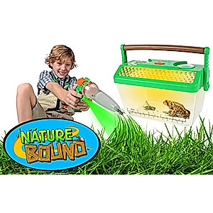 Nature Bound Bug Catcher Critter Barn Habitat for Indoor/Outdoor Insect Collecting with Light Kit, White