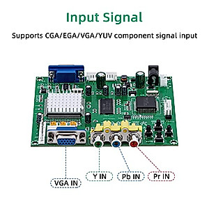 Mcbazel Arcade Game RGB/CGA/EGA to VGA HD Game Video Output Converter Board for Arcade Game Monitor to CRT LCD PDP Projector