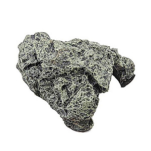 TOPINCN Fish Hiding Cave Aquarium Non-Toxic High Simulation Crawling Turtle Reptile Basking Hide Habitat Tank Decoration Ornament(Small)