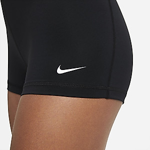 Nike Womens Pro 3 Inch Compression Shorts (as1, Alpha, m, Regular, Regular, Black/Black/White)
