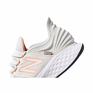 New Balance Women's Fresh Foam Roav V1 Running Shoe, Nimbus Cloud/Peach Glaze/Dusk Blue, 8.5 Wide