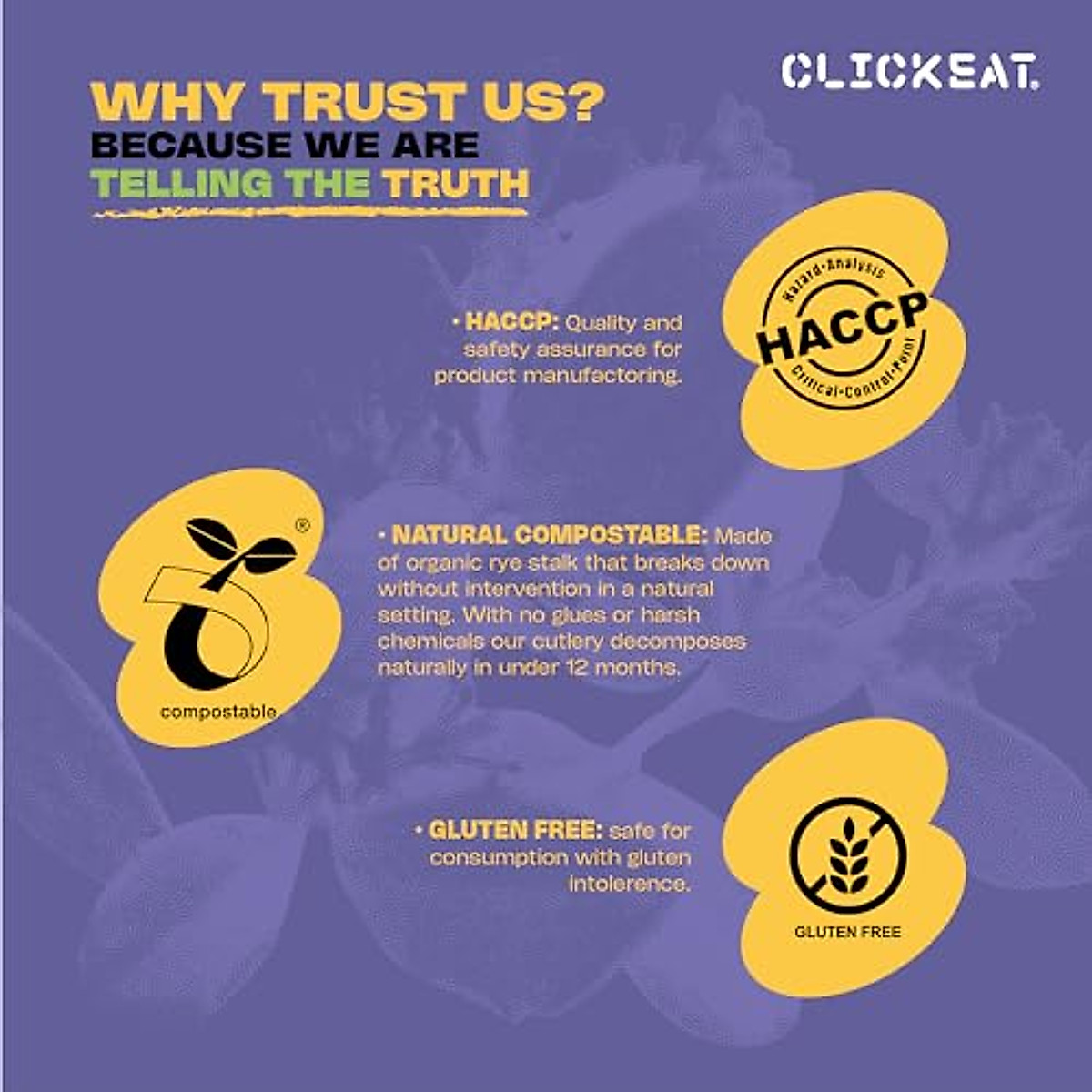 Clickeat Biodegradable Straws 100% Natural, Compostable, Disposable - 210 PCS, Eco-Friendly, Ideal for Restaurants, Coffee Stirring, Made with Rye Stalks - Sustainable Choice for Your Beverages