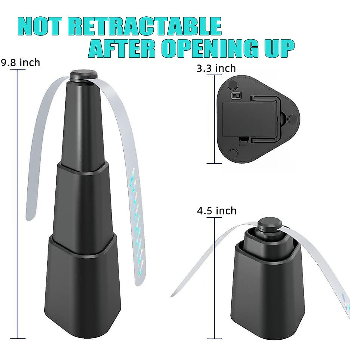 NewBeeclassic Fans for Tables,Portable Table Food Fan Picnic Drive Fans for Outdoor Indoor Party Meal (4 Pack