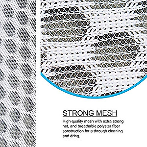 TENRAI Laundry Bag Mesh Wash Bag，Use YKK Zipper，Tote Bag Bathroom Hanging, Bra Fine Mesh Wash Bag for Underwear 3 Bags（3M Cellular Mesh ）
