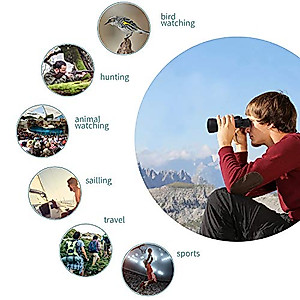 SkyGenius 10 x 50 Binoculars for Adults Full-Size, Binoculars for Bird Watching Sightseeing Wildlife Watching with Low Light Night Vision