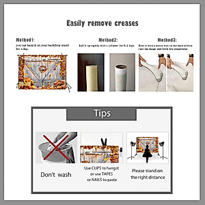 LTLYH 7x5ft Fall Thanksgiving Backdrop Thanksgiving Photo Backdrop Autumn Pumpkin Patch Background Fall Harvest Barn Party Banner 183