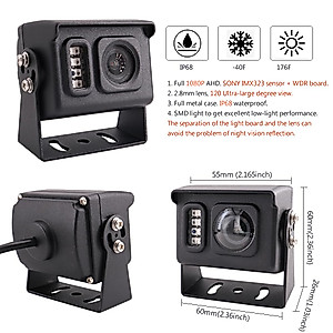 JOINLGO 4CH GPS 4G WiFi 1080P SSD/SD Drive Mobile Vehicle Car DVR mdvr Video Recorder Kit Remote Live View on Web/Phone 4pcs Side Rear View IR Camera 7 inch Monitor for Truck Bus Van