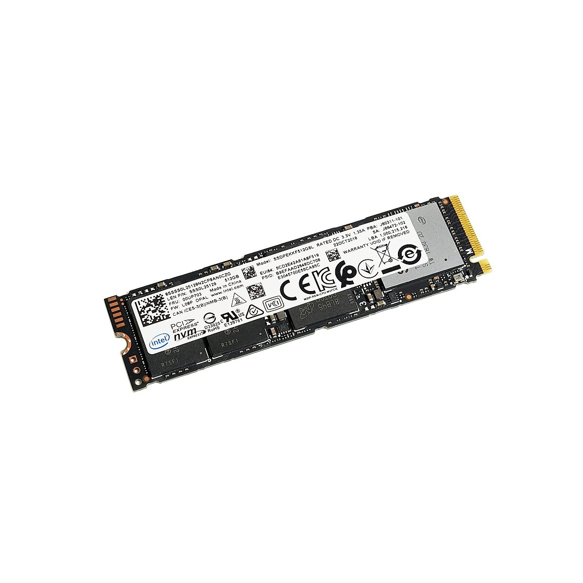 Mavark New SSDPEKKF512G8L Intel's Pro 7600P M.2 PCI Express 3.1 x4 NVMe 3D TLC Solid State Drive with Opal Encryption for Laptops and Desktop. (Capacity 512GB NVME M.2 SSD)