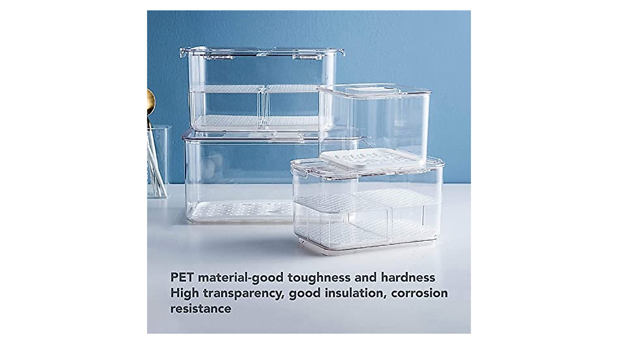 Stackable Fridge Storage Containers for Fresh Produce