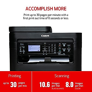 Canon imageCLASS MF264dw II Wireless Monochrome Laser Printer, Print, Copy and Scan, with Auto Document Feeder,Black