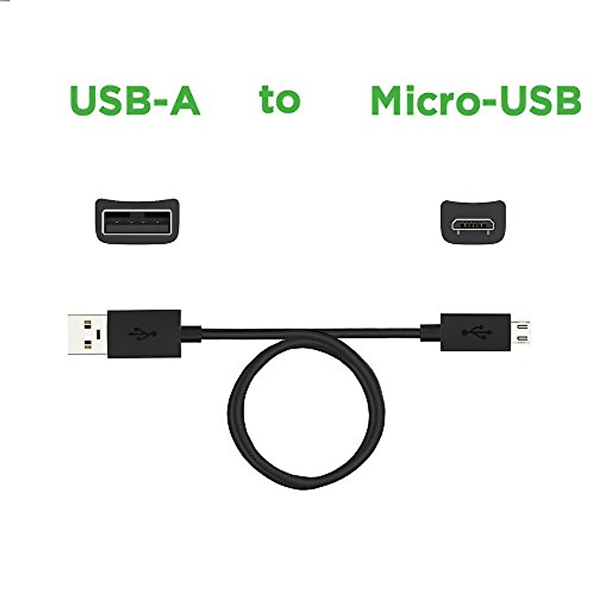 Motorola Essentials SKN6461A Micro-USB Data/Charging Cable- OEM for Droid Turbo, Moto E 2020, Moto E5 Plus, E6, G3, G4, G5 Plus, G5S, G5S Plus, G6 Play, G6 Forge [NOT G6 or G6 Plus]- (3.3 feet), Black