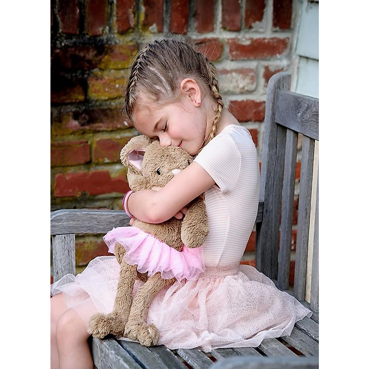 MBHB Digital Voice Recorder Stuffed Animal w/20 Second Recorder, Capture Baby's Heartbeat During Pregnancy + Ultrasound for Baby Showers, Registry, Birthdays, New Mom Gift, Bunny