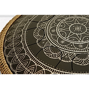 GUDA DRUM Freezbee with Premium design and Soft Rope Decoration