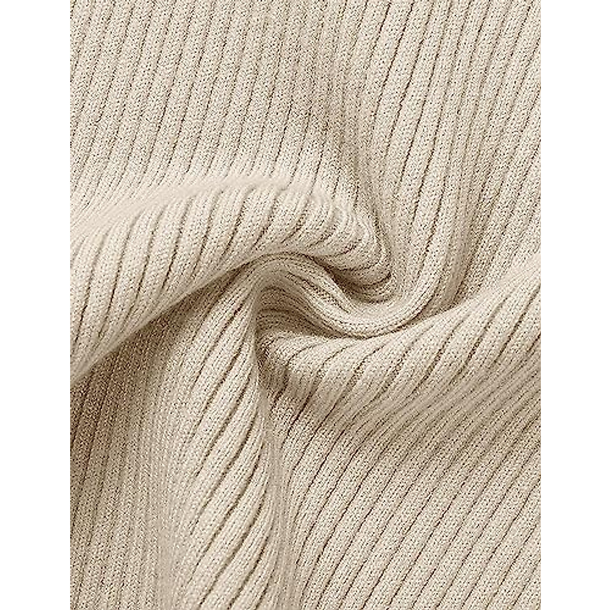 ZESICA Women's Short Sleeve Crewneck Ribbed Knit Slim Fit T Shirt 2023 Summer Casual Solid Color Tee Tops,Almond,Small