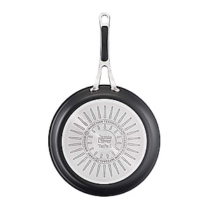 Tefal Jamie Oliver Cook’s Classics Frying Pan, 28cm, Non-Stick, Oven-Safe, Induction, Riveted Handle, Hard Anodised Aluminium, H9120644, Black