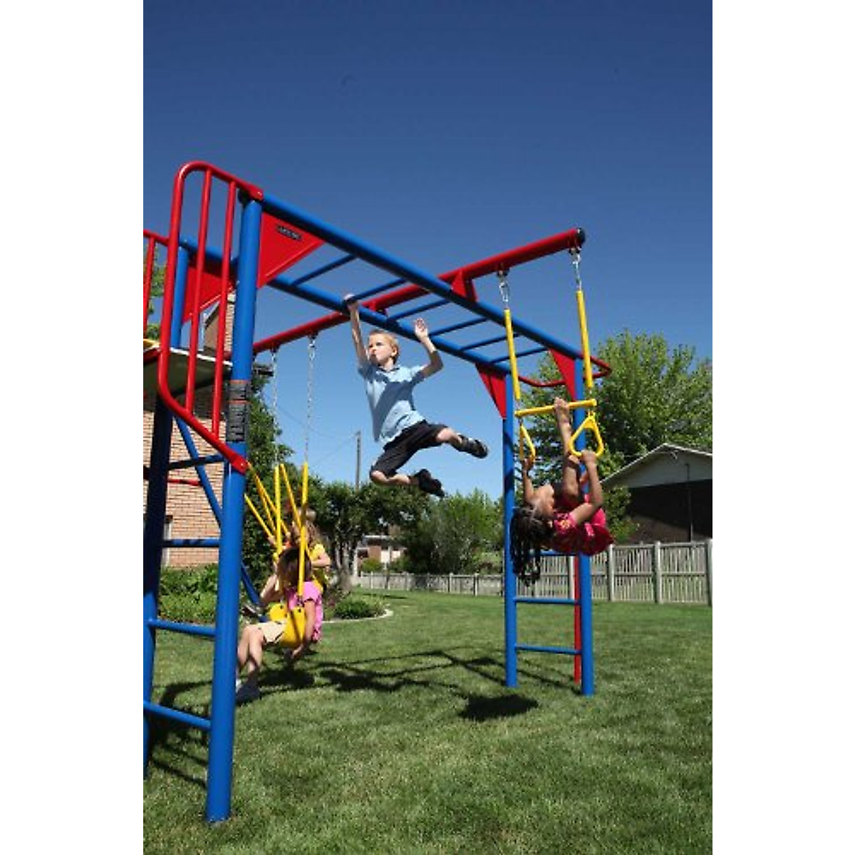 Lifetime Monkey Bar Adventure Swing Set, Primary Colors