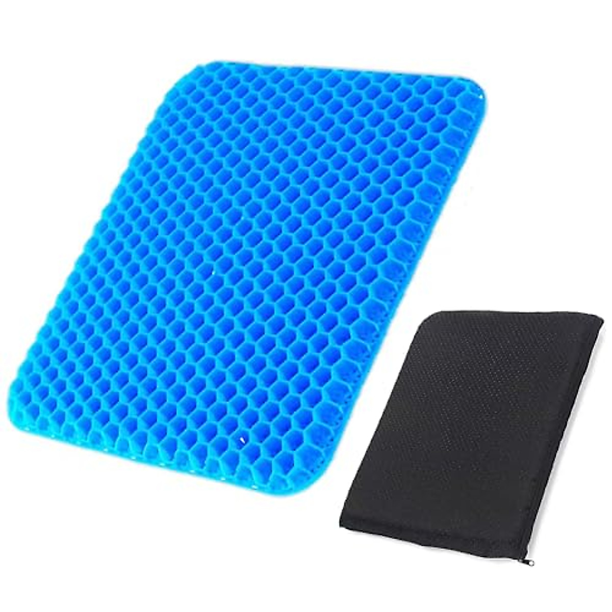 EVEME Large Gel Enhanced Seat Cushion with Non-Slip Cover,seat Cushion for Desk Chair, Cooling seat Cushion,Wheelchair Seat Cushions,for Office Chair Car Seat Cushion Student seat.Soft & Breathable