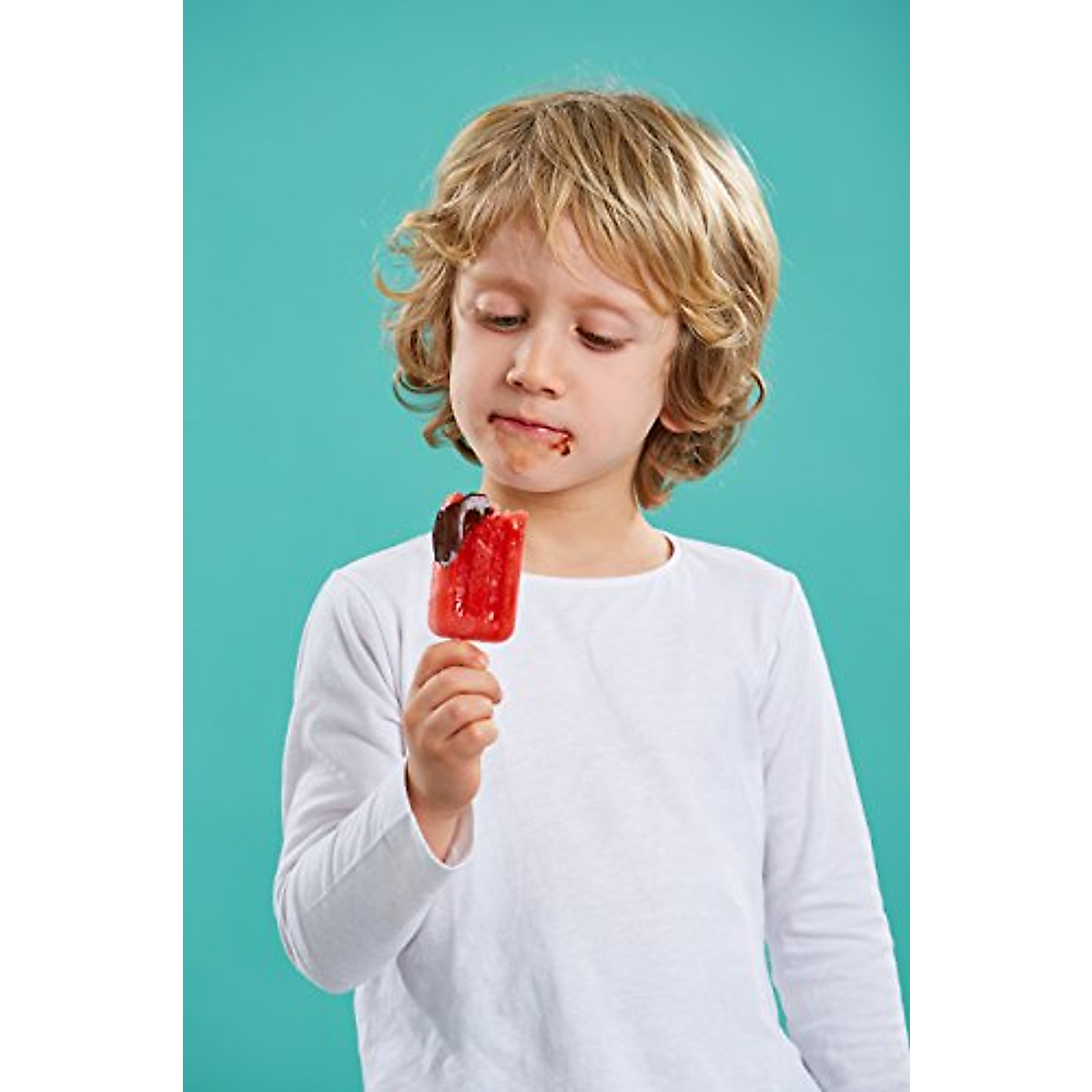 Lekue Stackable 4 Pieces Popsicle Mould, One Size, Multicolour