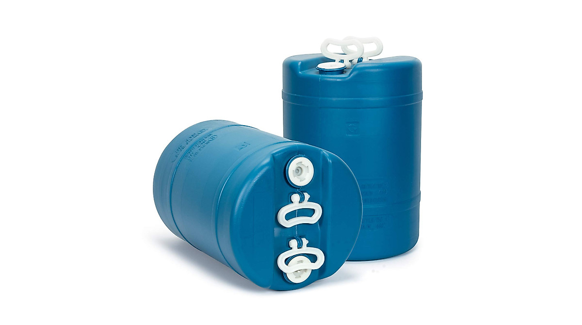 15 Gallon Emergency Water Storage Barrel - Portable & BPA Free