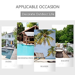 MOOWIND Patio Chaise Lounge Set Outdoor Lounge Chair Set Outside Lounger Recliner Chair Tanning Chairs for Pool Sunbathing Adjustable Beach Yard Lawn 2 PCs (Side Table not Included)