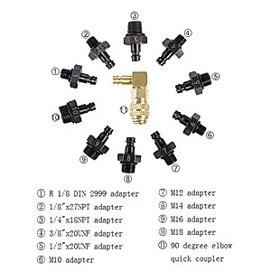 0-140 PSI Engine Oil PressureTester Gauge Kit TU-12A Automatic Transmission Diagnostic Test Tool 12 Pieces