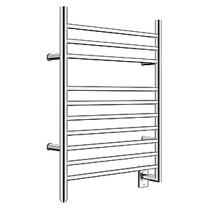 HEATGENE Towel Warmer Wall-Mounted Hardwired Heated Towel Rack Hot Towel Bar Brushed