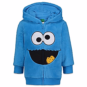 Sesame Street Cookie Monster Toddler Boys Fleece Zip Up Hoodie 2T